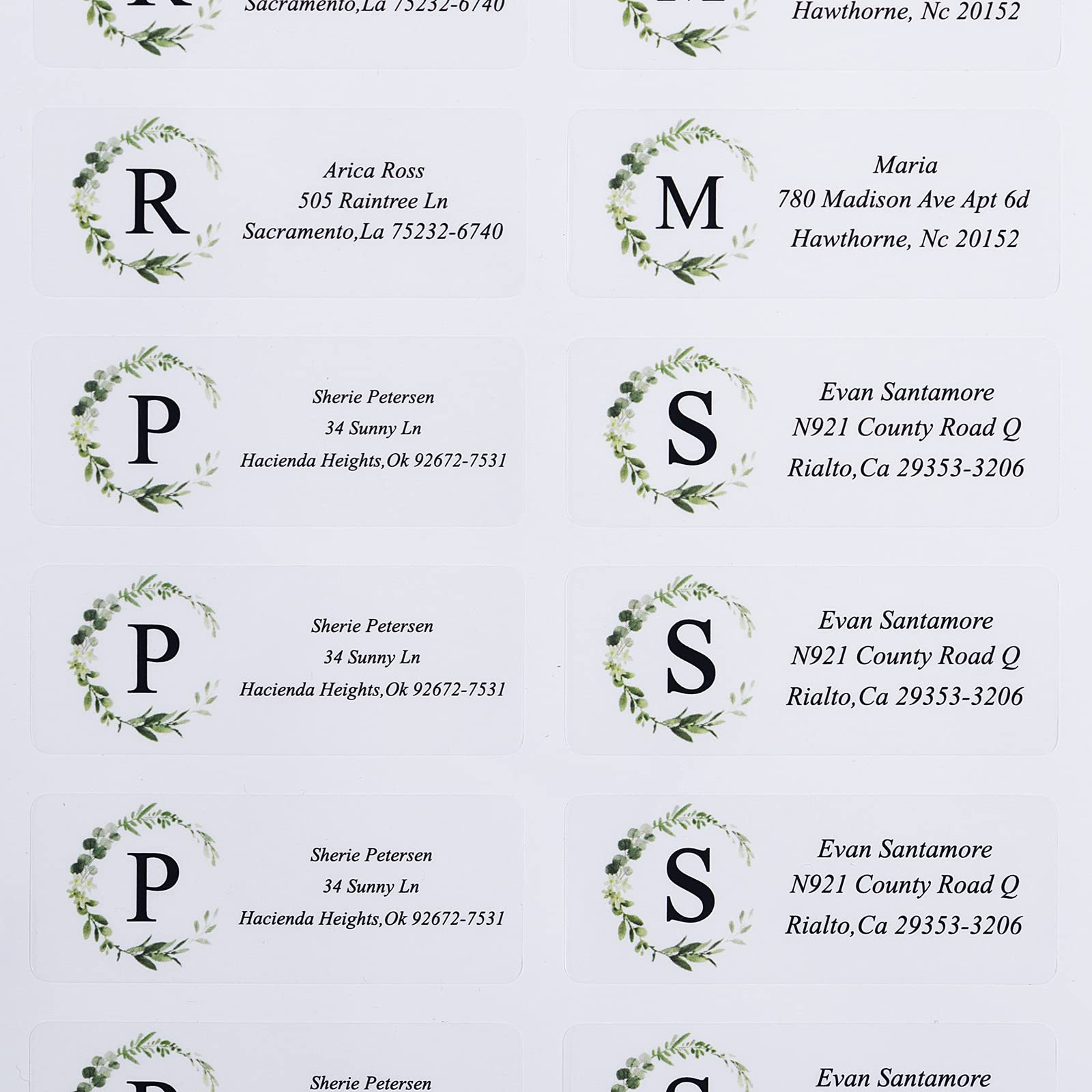 Return Address Personalized Custom Labels with Strong Adhesion, Can Be Used for Box, Paper, Plastic, Glass, Metal (2.6x1 Inch)