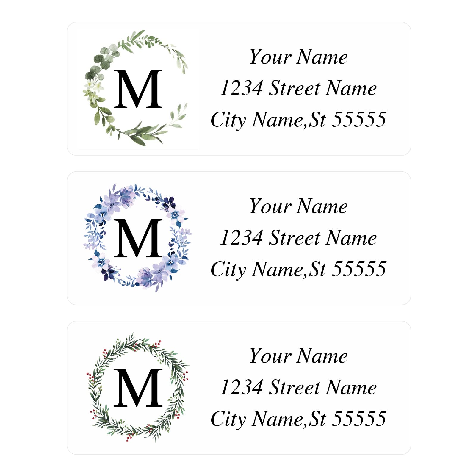 Return Address Personalized Custom Labels with Strong Adhesion, Can Be Used for Box, Paper, Plastic, Glass, Metal (2.6x1 Inch)