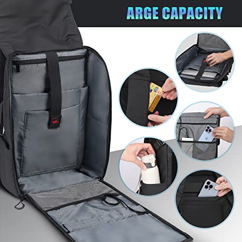 GIFR MOVERS LED Display Backpack with Programmable Screen 15.6" Laptop Bag, Waterproof, Men and WomenTravel Smart Fashion School Display Pixel Backpack
