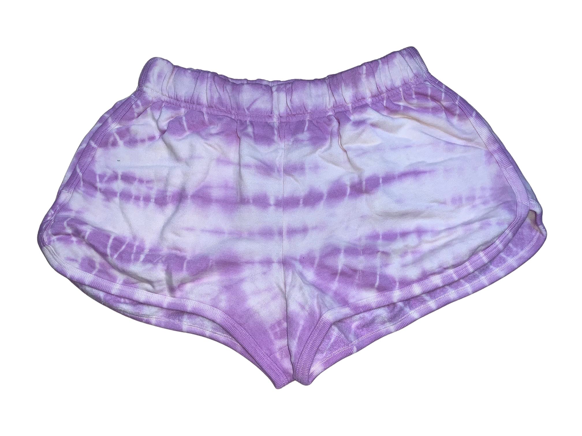 Victoria's Secret Pink Curved Hem Shorts Multi Color Tie Dye Size X-Large New