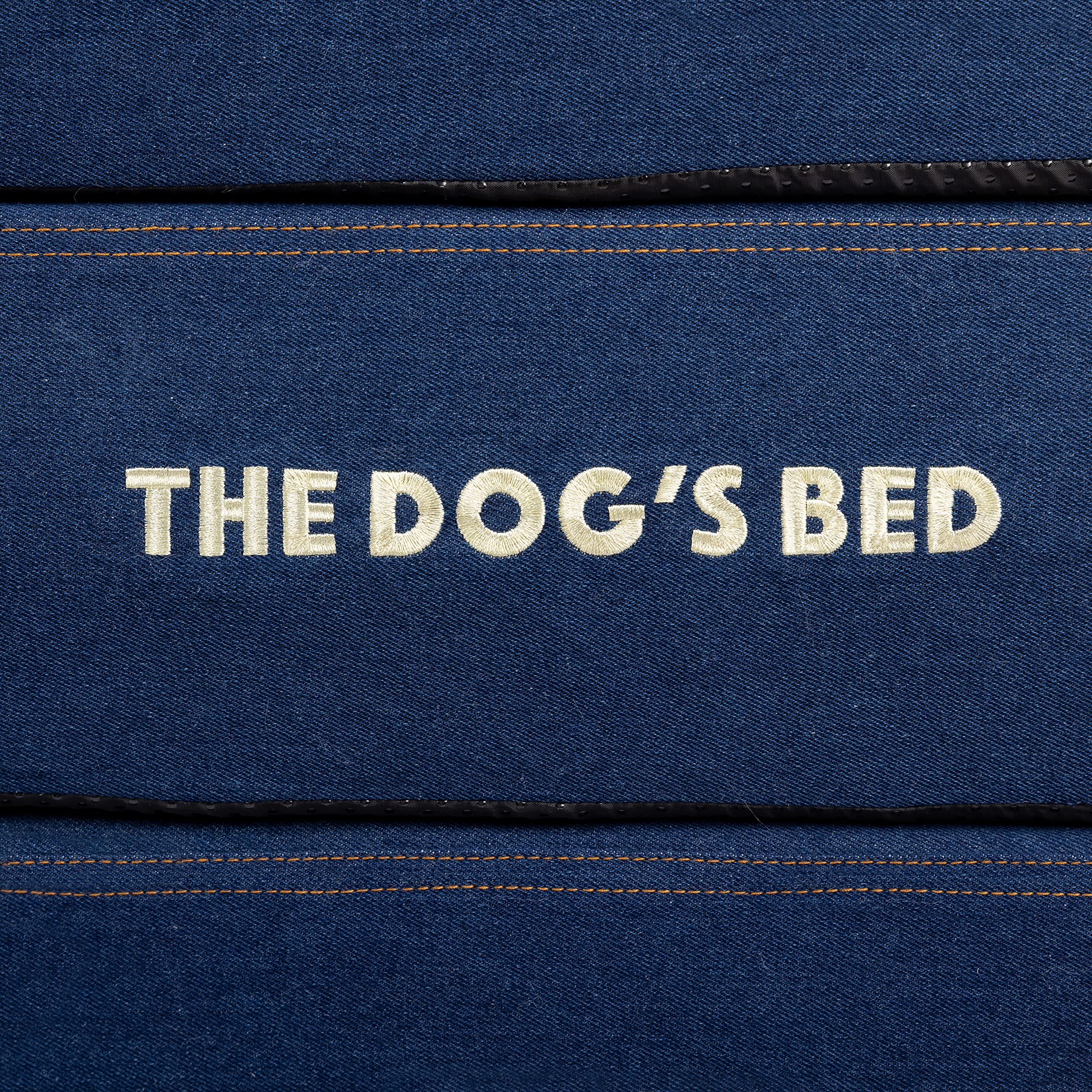 The Dog’s Bed Orthopedic Memory Foam Dog Bed, XXL Blue Denim54x36, Pain Relief for Arthritis, Hip & Elbow Dysplasia, Post Surgery, Lameness, Supportive, Calming, Waterproof Washable Cover