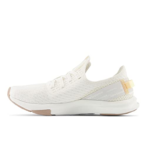 New Balance Women's Dynasoft Nergize Sport V2 Cross Trainer, Sea Salt/Timberwolf/Solar Flare, 8.5