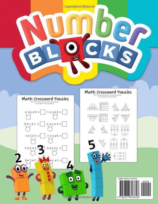 ๐๐ฎฬ๐ฆ๐๐ฬ๐ซ!๐๐ฅ๐จฬ๐๐ค๐ฌ Math Riddles Book for Kids (Ages 4+): Math exercises for kids of many levels | Addition, Subtraction, Multiplication, Division ... to improve Math skills and logical thinking.
