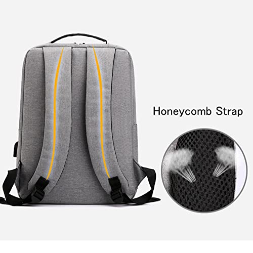 Laptop Backpack Business Slim Durable with USB Port Water Resistant Backpack for Women Men Fits 15.6 Inch School Computer Bag