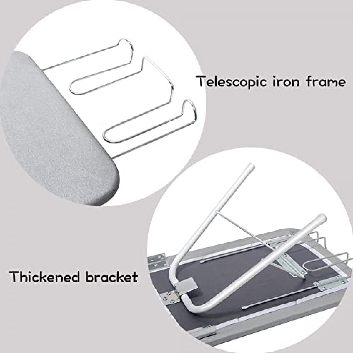 Tabletop Ironing BoardMade Portable Iron Board with Extra Layers Padding, Scorch Resistant Cotton Top, and Foldable Steel Legs with Safety Lock to Easily Store Away