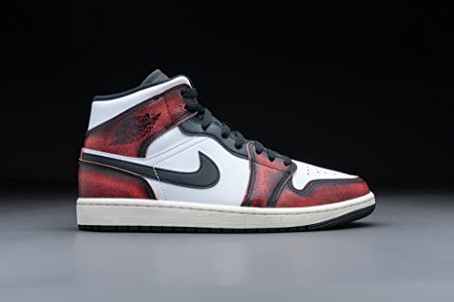 Nike AIR Jordan 1 MID SE Black/Infrared 23/White-SAIL DV9565 006 Men's Size 9
