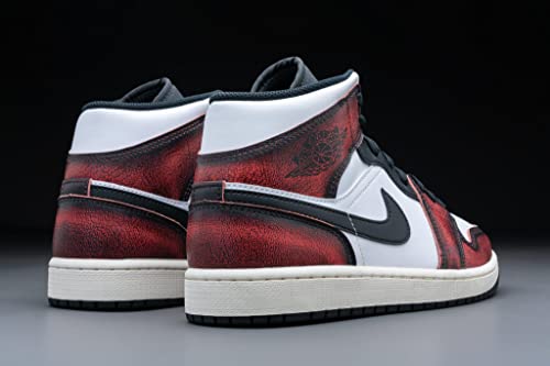 Nike AIR Jordan 1 MID SE Black/Infrared 23/White-SAIL DV9565 006 Men's Size 9