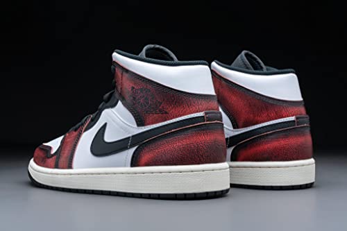 Nike AIR Jordan 1 MID SE Black/Infrared 23/White-SAIL DV9565 006 Men's Size 9