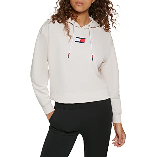 Tommy Hilfiger Sport womens Sport Sweatshirt,Crystal Grey,Small