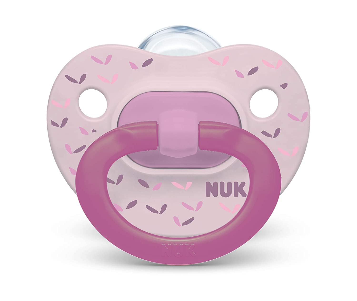 NUK Orthodontic Pacifier Value Pack,3-Pack (Pink Bee) 0-6 Months