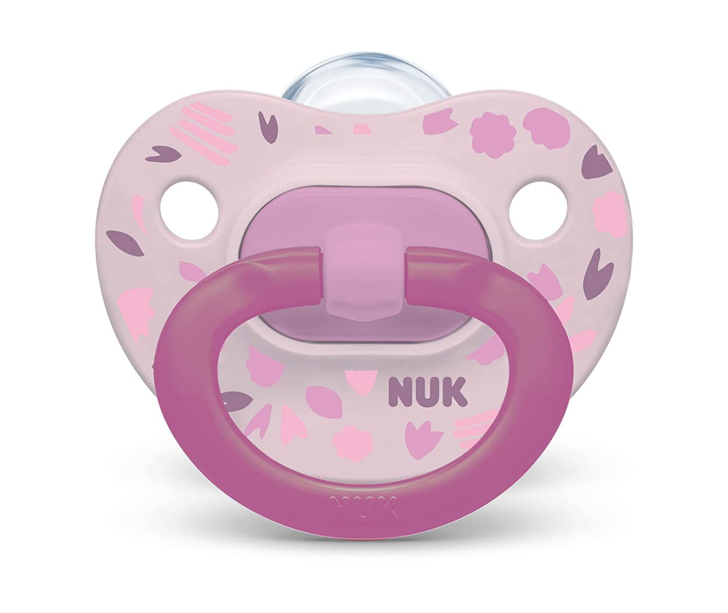 NUK Orthodontic Pacifier Value Pack,3-Pack (Pink Bee) 0-6 Months