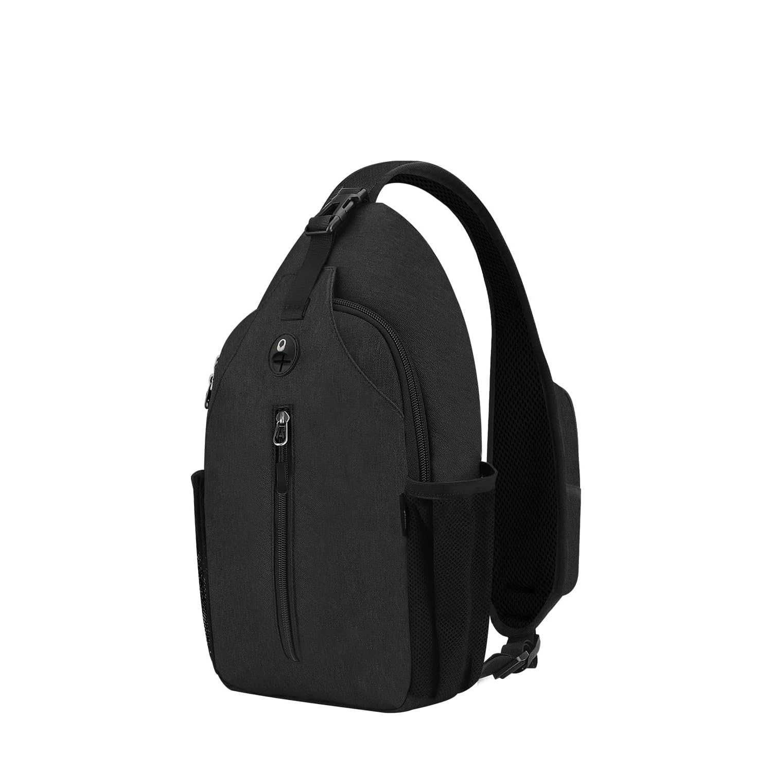 MAYLISACC Sling Backpack, Crossbody Sling Bag, Lightweight Shoulder backpack, Chest bag, Hiking Daybag for Biking, Cycling Walking （black）