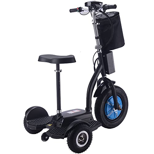 MotoTec Electric Mobility Trike 48v 750w Lithium, Black (MT-TRK-750-Lithium_Black)