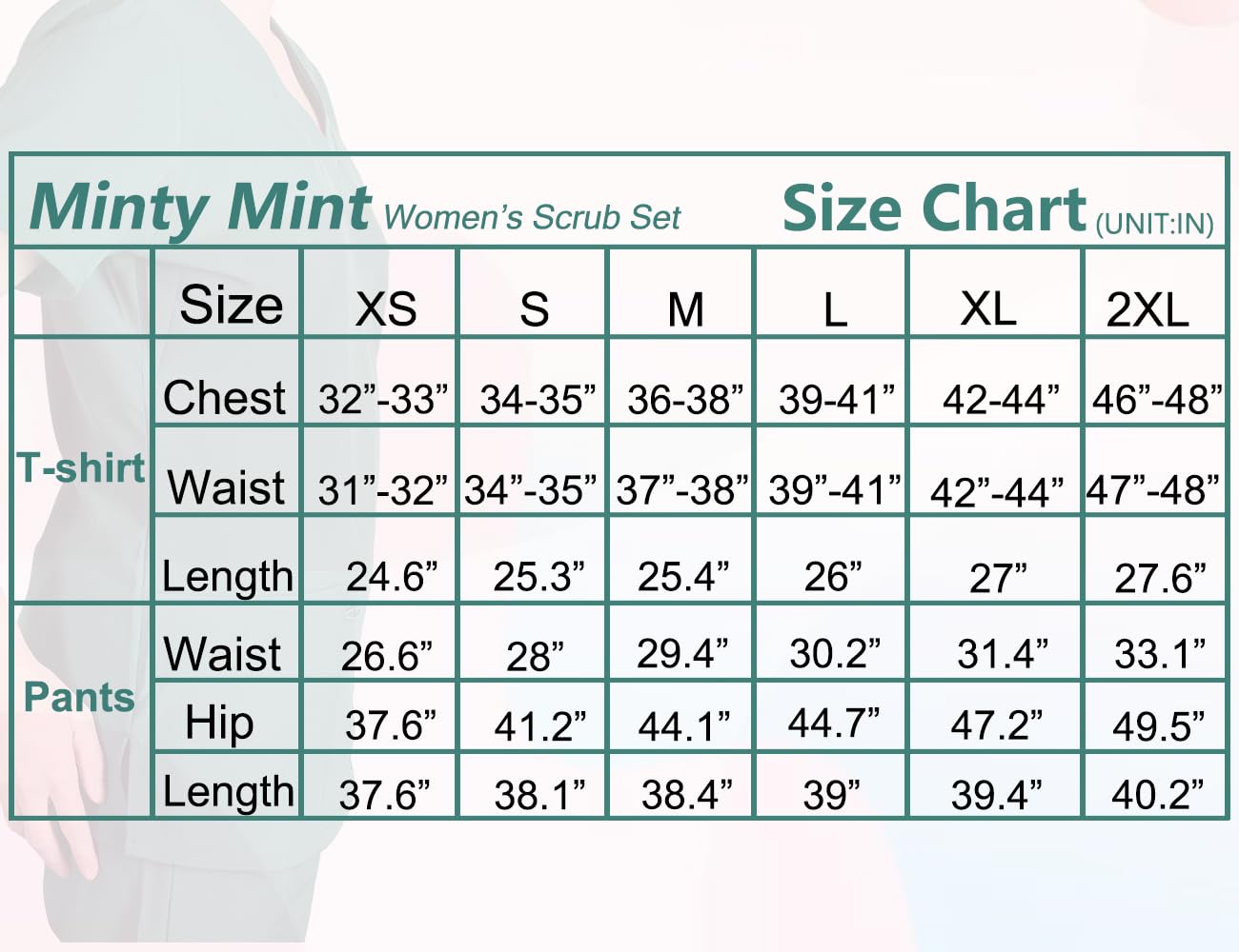 Minty Mint Women's Medical Scrub Button Down Jacket w/Patch Pocket Black L
