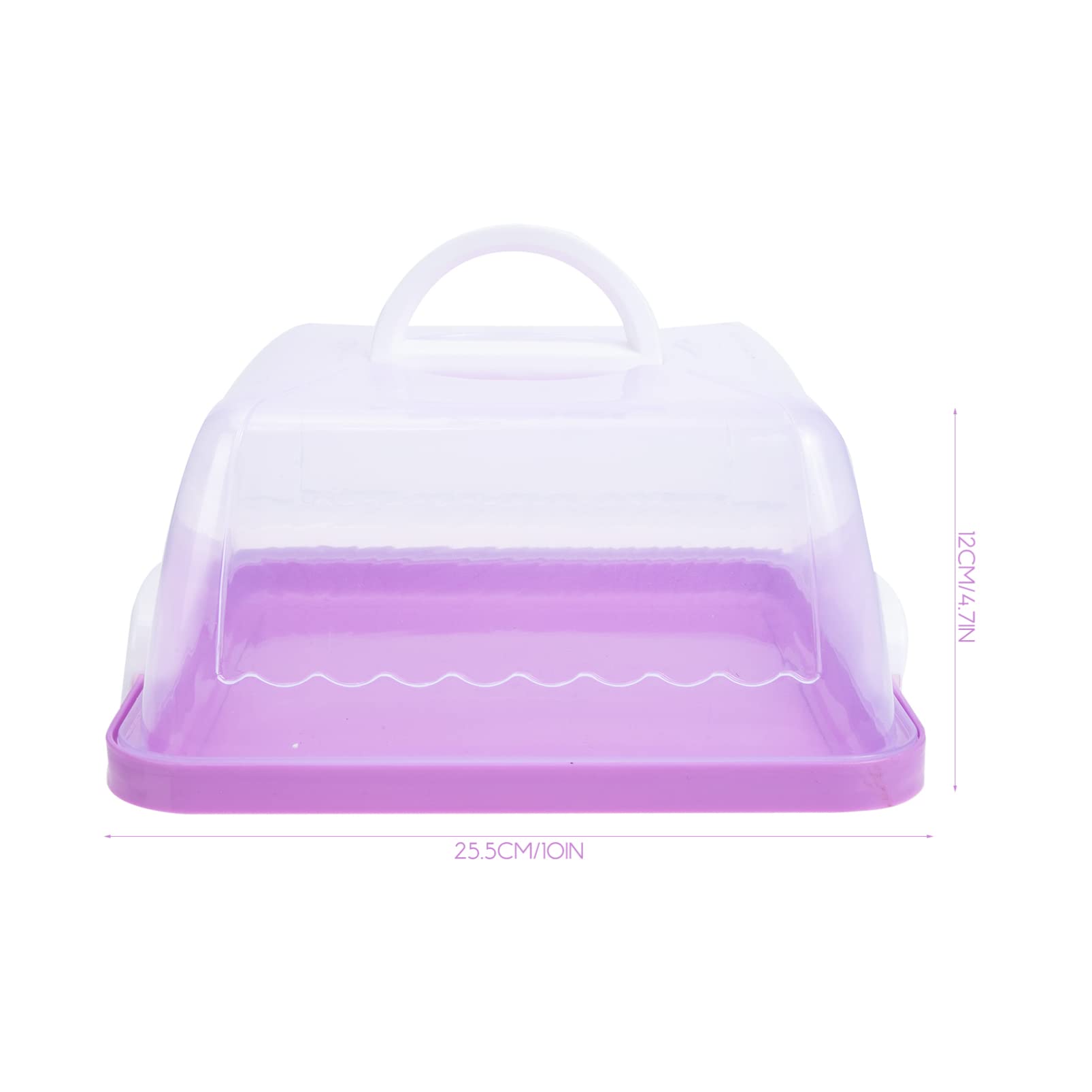 LIFKOME Portable Cake Carrier Handle Cake Container Holder Lid Cake Stand Transport Storage