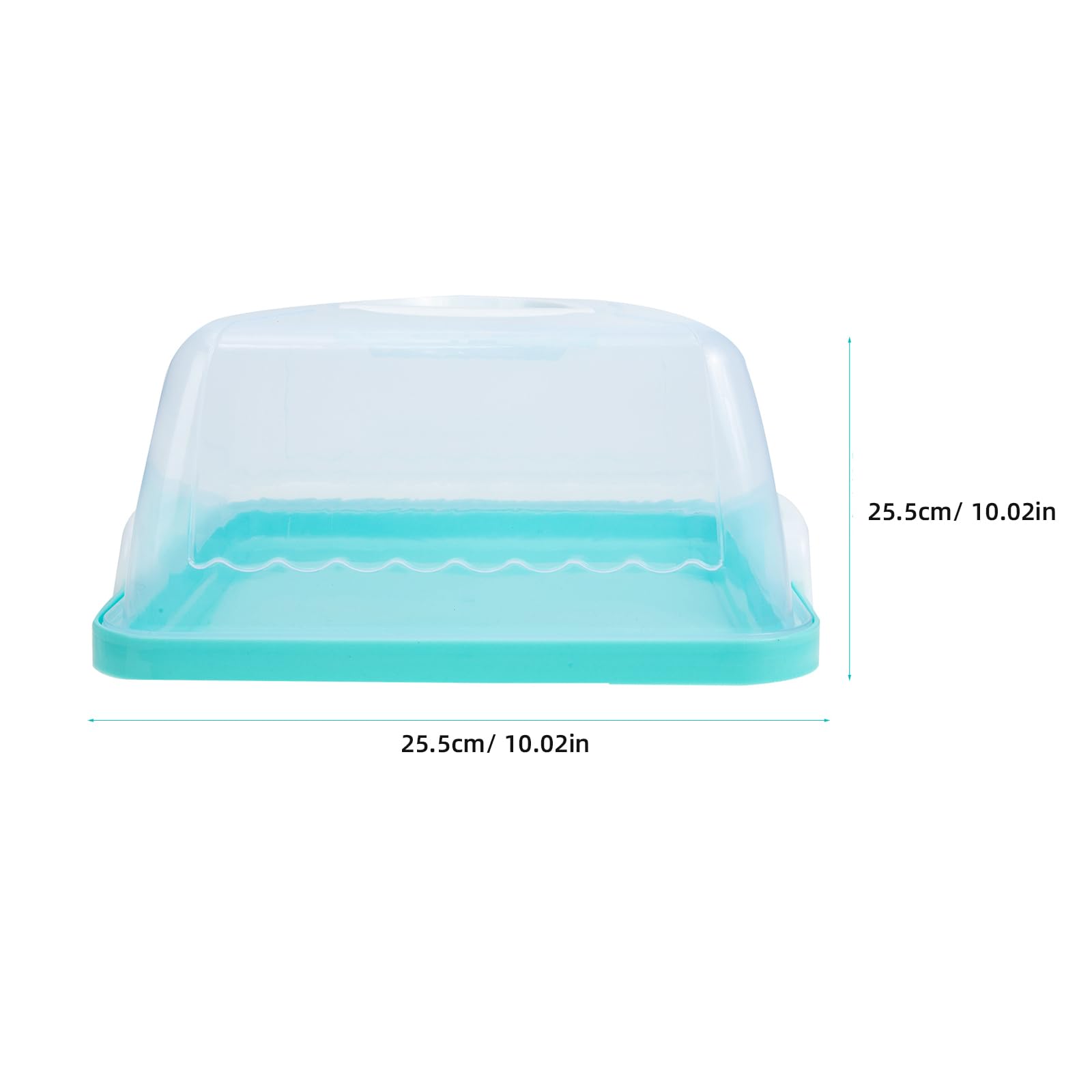 LIFKOME Cake Carrier with Lid and Handle, Clear Cake Container Locking Cake Come Box Pie Carrier Cake Serving Stand Holder Cake Keeper Platter Tray for Transport and Storage