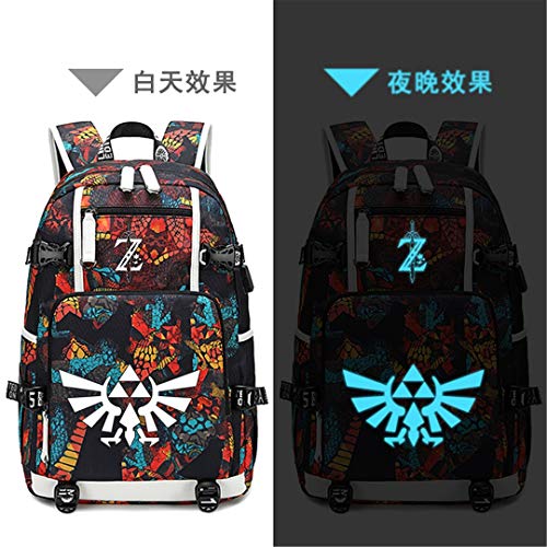 GO2COSY Anime Game Backpack Daypack Student Bag School Bag Bookbag Shoulder Bag