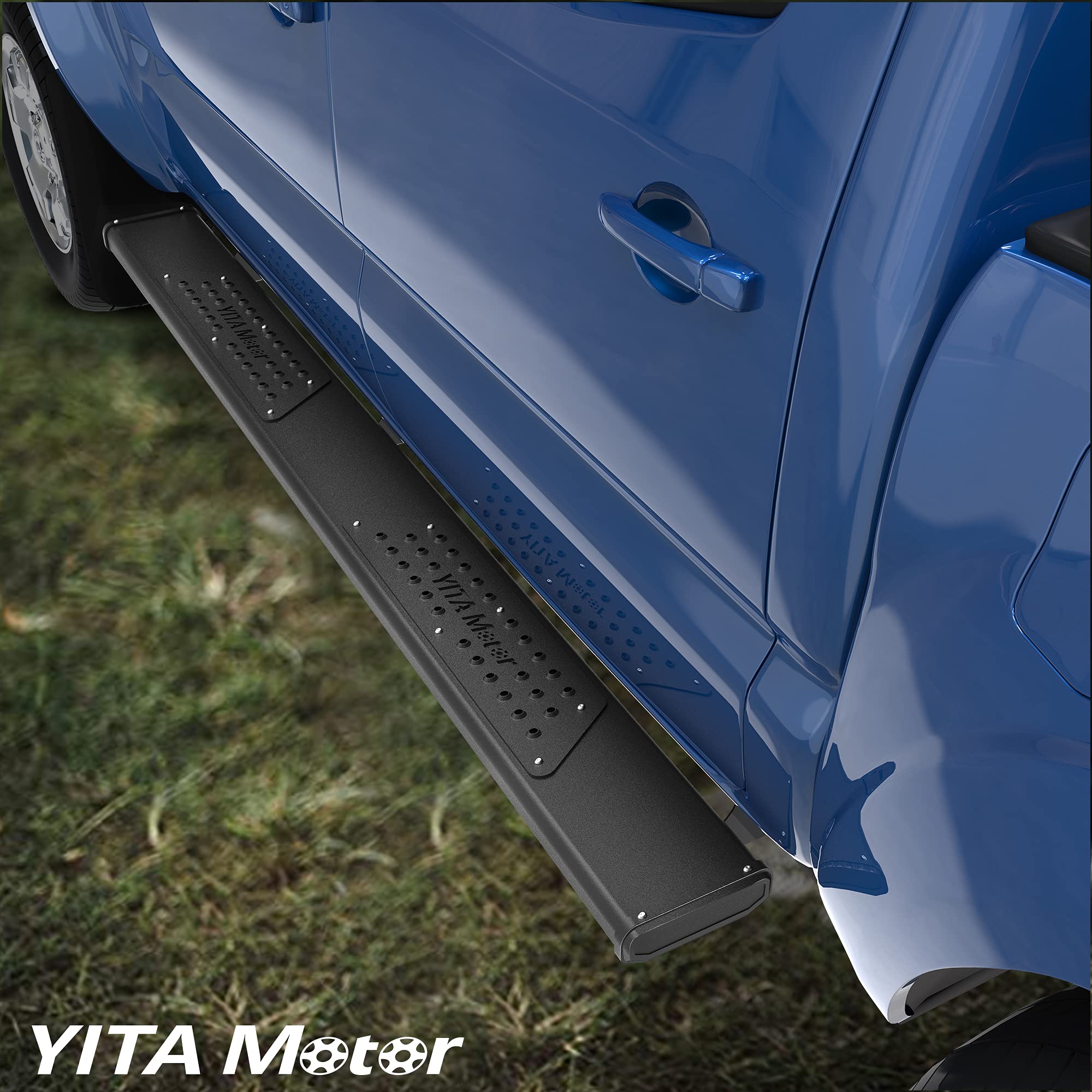 YITAMOTOR 6.5 Inches Running Boards Compatible with 2005-2023 Toyota Tacoma Double/Crew Cab (4 Full-Size Doors), Truck Side Steps Aluminum Nerf Bars