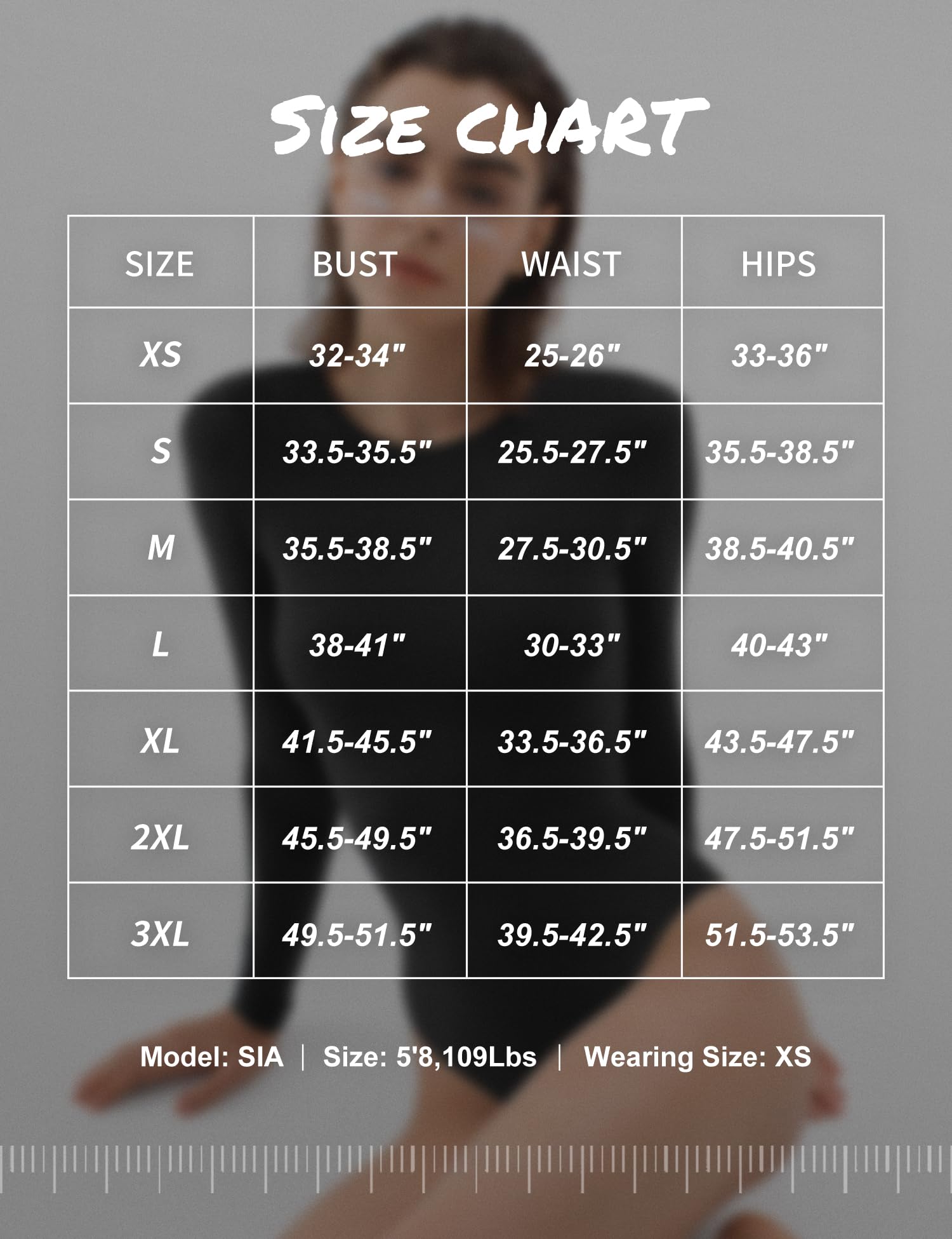 PUMIEY Long Sleeve Bodysuit For Women Sexy Crew Neck Tops Body Suits Womens Dupes Bodysuits Jet Black X-Large