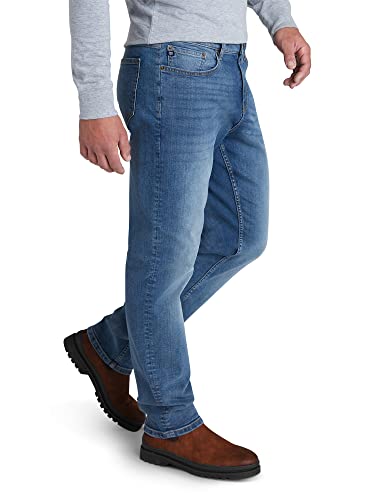 Chaps Men's Relaxed Fit Jeans - Comfort Stretch Denim Jeans - Classic Fit Jeans for Men, Size 36W x 32L, Armour Wash