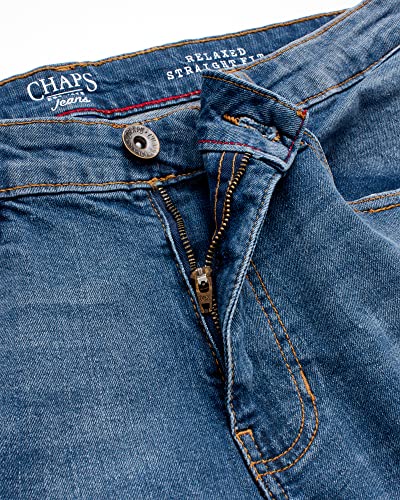 Chaps Men's Relaxed Fit Jeans - Comfort Stretch Denim Jeans - Classic Fit Jeans for Men, Size 36W x 32L, Armour Wash
