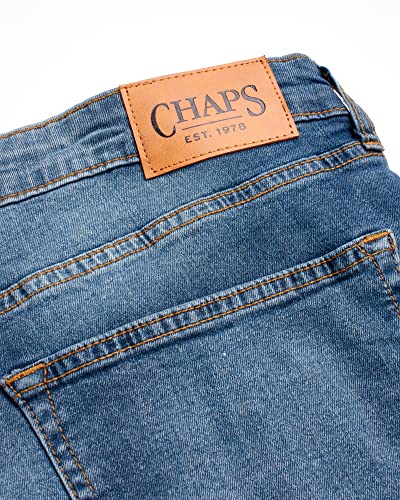 Chaps Men's Relaxed Fit Jeans - Comfort Stretch Denim Jeans - Classic Fit Jeans for Men, Size 36W x 32L, Armour Wash