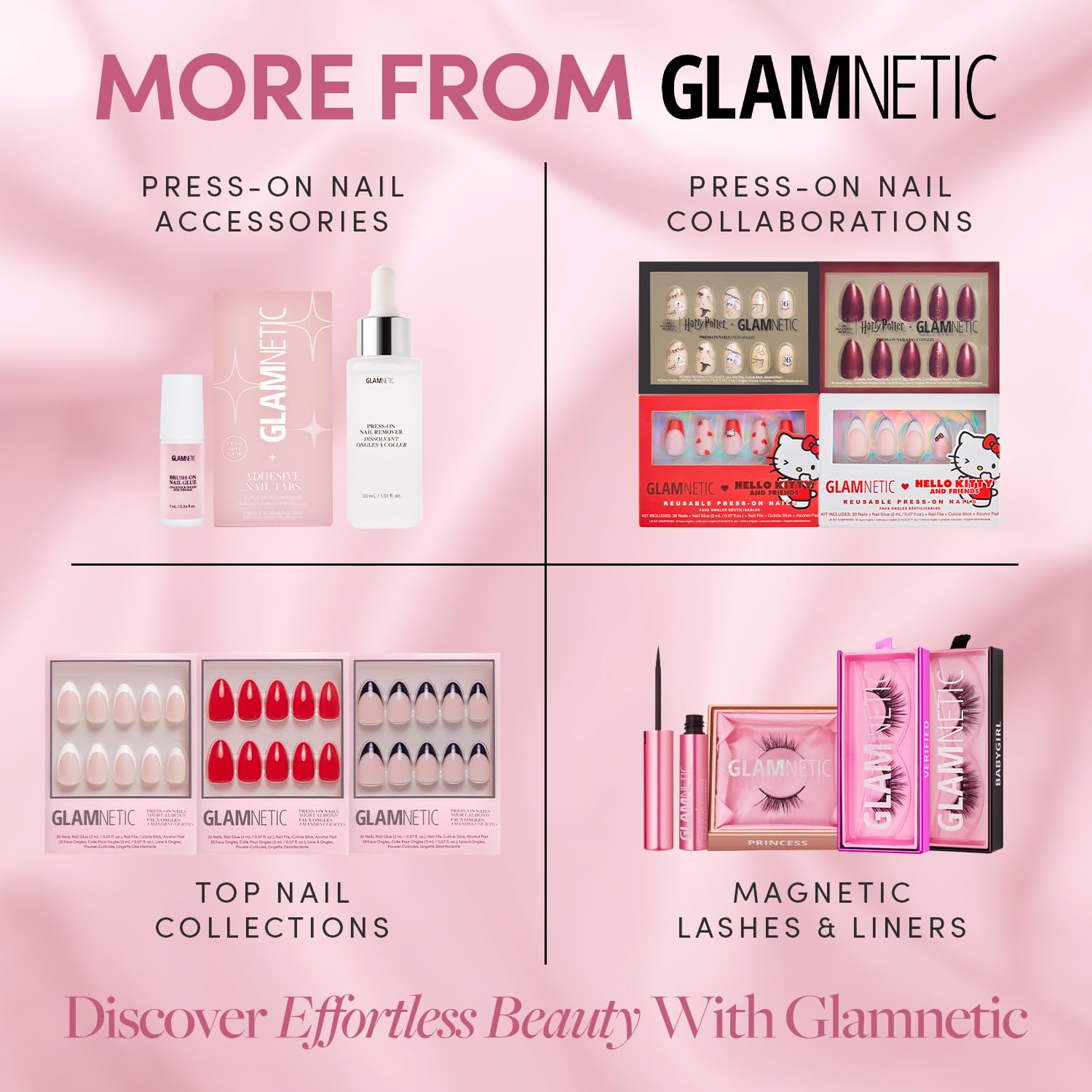 Glamnetic Press On Nails - Chocolate Milk | UV Finish Short Round Brown Cow Print Nails, Reusable | 15 Sizes - 30 Nail Kit with Glue