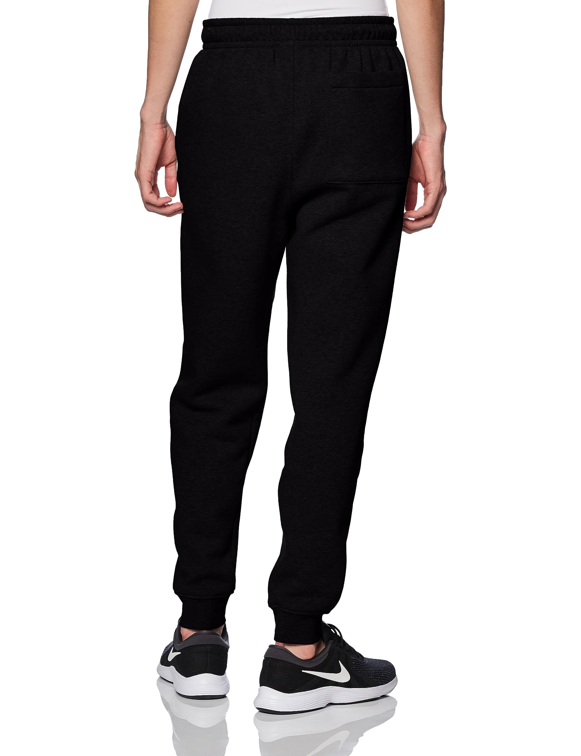 Nike Air Jordan Brooklyn Fleece Men's Pants (as1, Alpha, m, Regular, Regular, Black/Black/White)