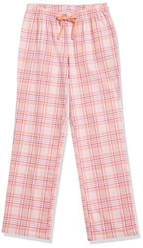 Amazon Essentials Women's Flannel Pajama Sleep Pant - Discontinued Colors, Light Pink Peach Plaid, 5X