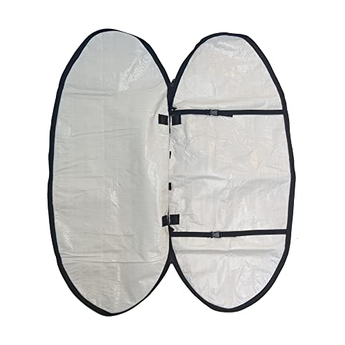 DB Skimboards Surf Skim Travel Bag Black, Skimboard Carrying Bag for up to Five Boards, with Back Pack Straps, Shoulder Strap & Handles