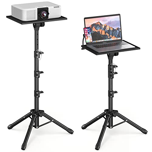 Wphold 63 Inch Projector Stand, Outdoor Projector Stand Tripod, Laptop Tripod Stand Adjustable Height 22 to 63 Inch, Projector Tripod Stand for Office, Home, Stage or Studio(1 Pack)