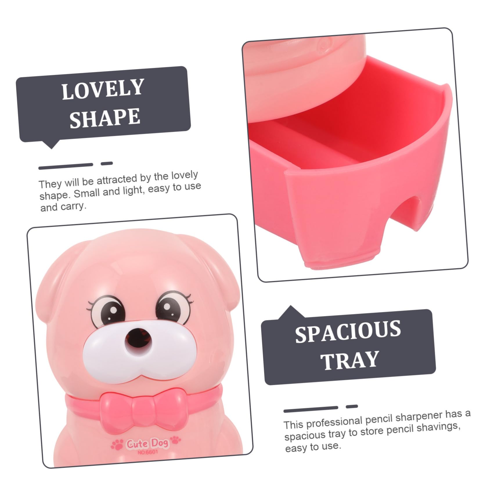 LIFKOME Compact Kids Sharpener Lovely Sharpeners Small Pencil Sharpener Cartoon Sharpener for School Classroom