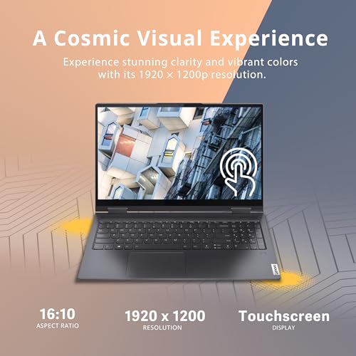 Lenovo Yoga 7i 2-in-1 360° 15.6" Touch Screen Laptop, Intel Evo Platform i5 1135G7, 8GB RAM, 1TB PCIe SSD, Intel Iris Xe Graphics, Backlit Keyboard, Win 11, Slate Grey, 32GB USB Card