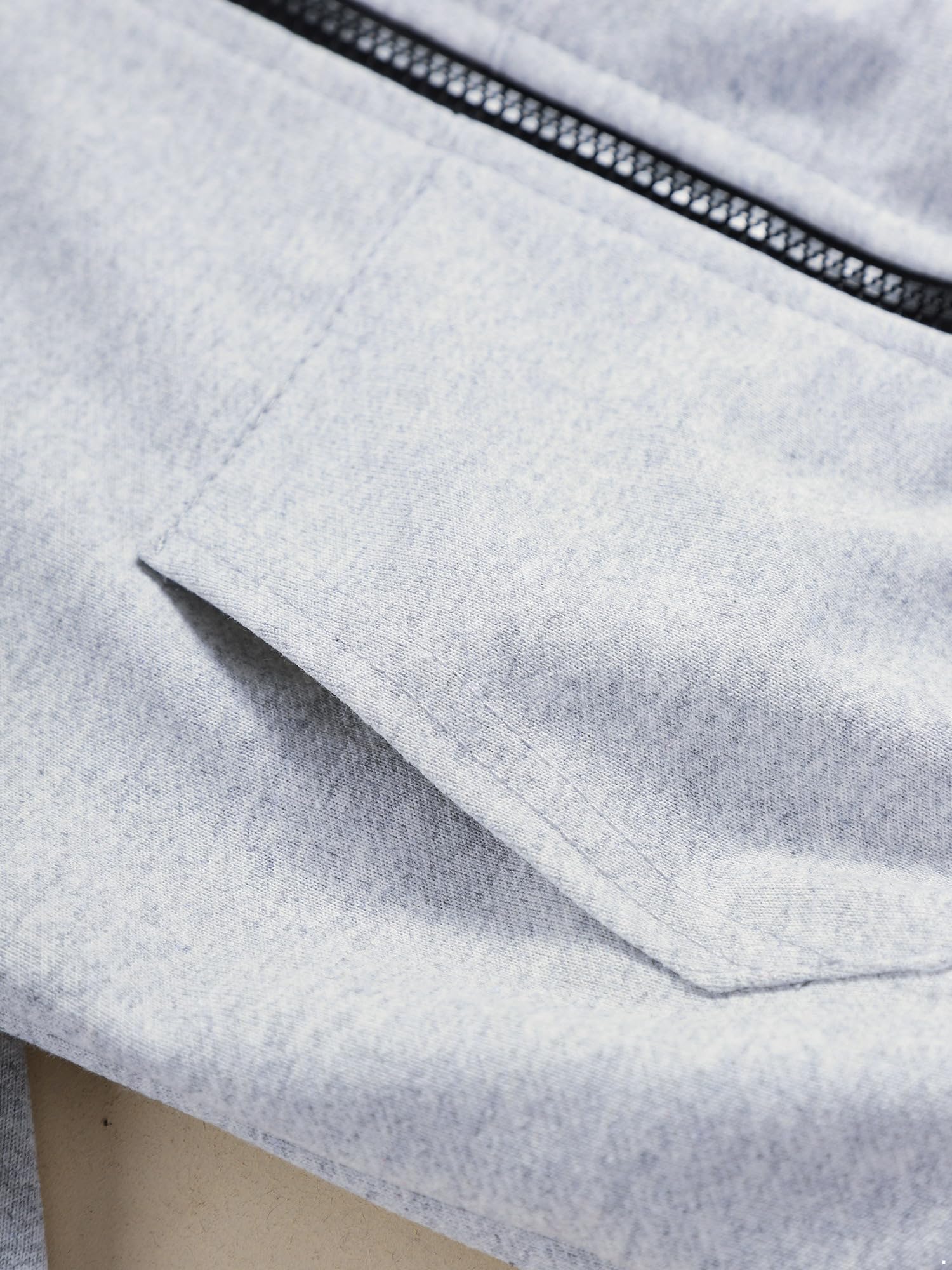 dPois Boy's Tracksuit 2 Pieces Sport Outfit Hoodie Sweatshirt and Sweatpants Jogging Pants Set Activewear Gray 7-8 Years