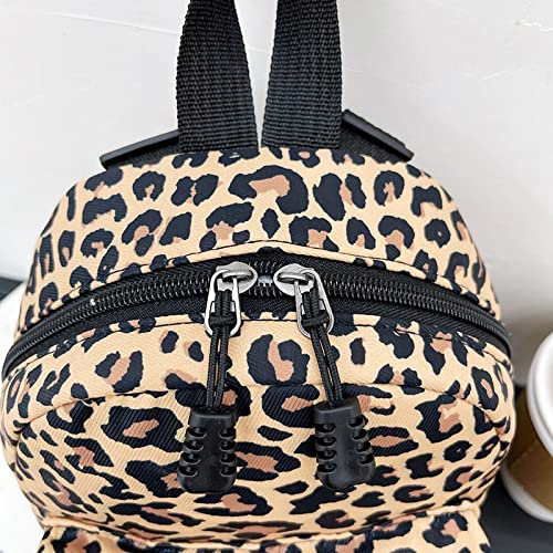 ZEHO Mini Backpack for Teens Small Cute Backpack for Women Girls Lightweight Fashion Small Canvas Daypack, Zebra Print