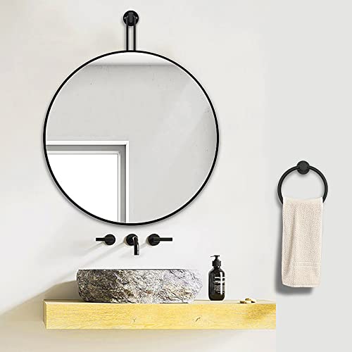 Towel Ring for Bathroom Matte Black Towel Ring Wall Mounted Hand Towel Rack Hangers Hand Towel Ring