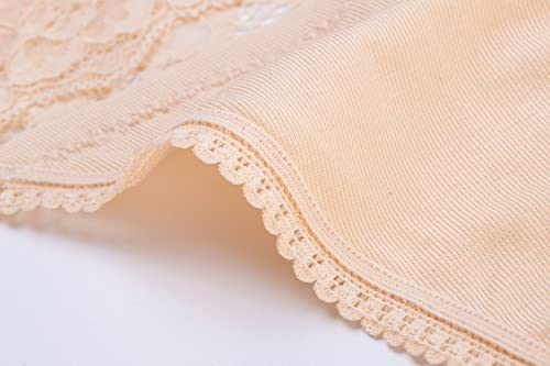 VEMILOTS Lace Thongs for Women Pack Seamless Stretch No Show Underwear Cotton Modal Thong Panties 5 Pack(5pc Classic Assorted-M)