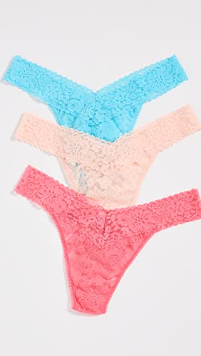 hanky panky, Daily Lace Original Rise Thong 3 Pack, One Size fits 4-14