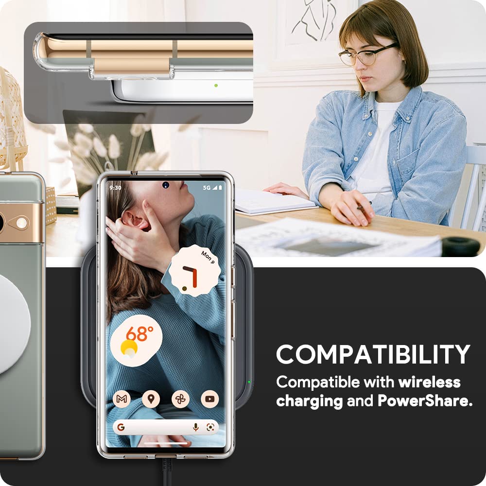 TPU for Google Pixel 7 Pro Case Clear, Ultra [Slim Thin] Flexible Clear TPU Soft Silicone Scratch Resistant Gel Rubber Protective Phone Case Cover for Google Pixel 7 Pro (Clear)