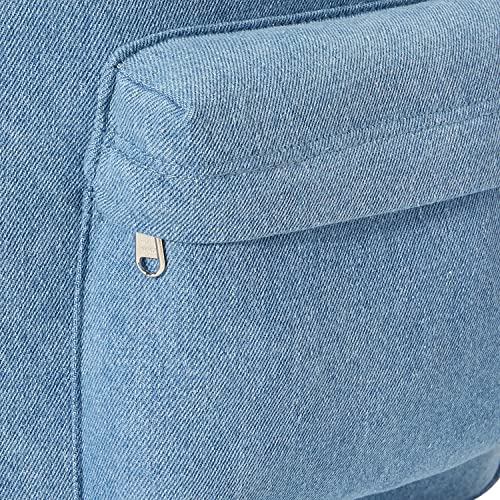 American Apparel Unisex Cotton Canvas School Bag, Light Wash, One Size