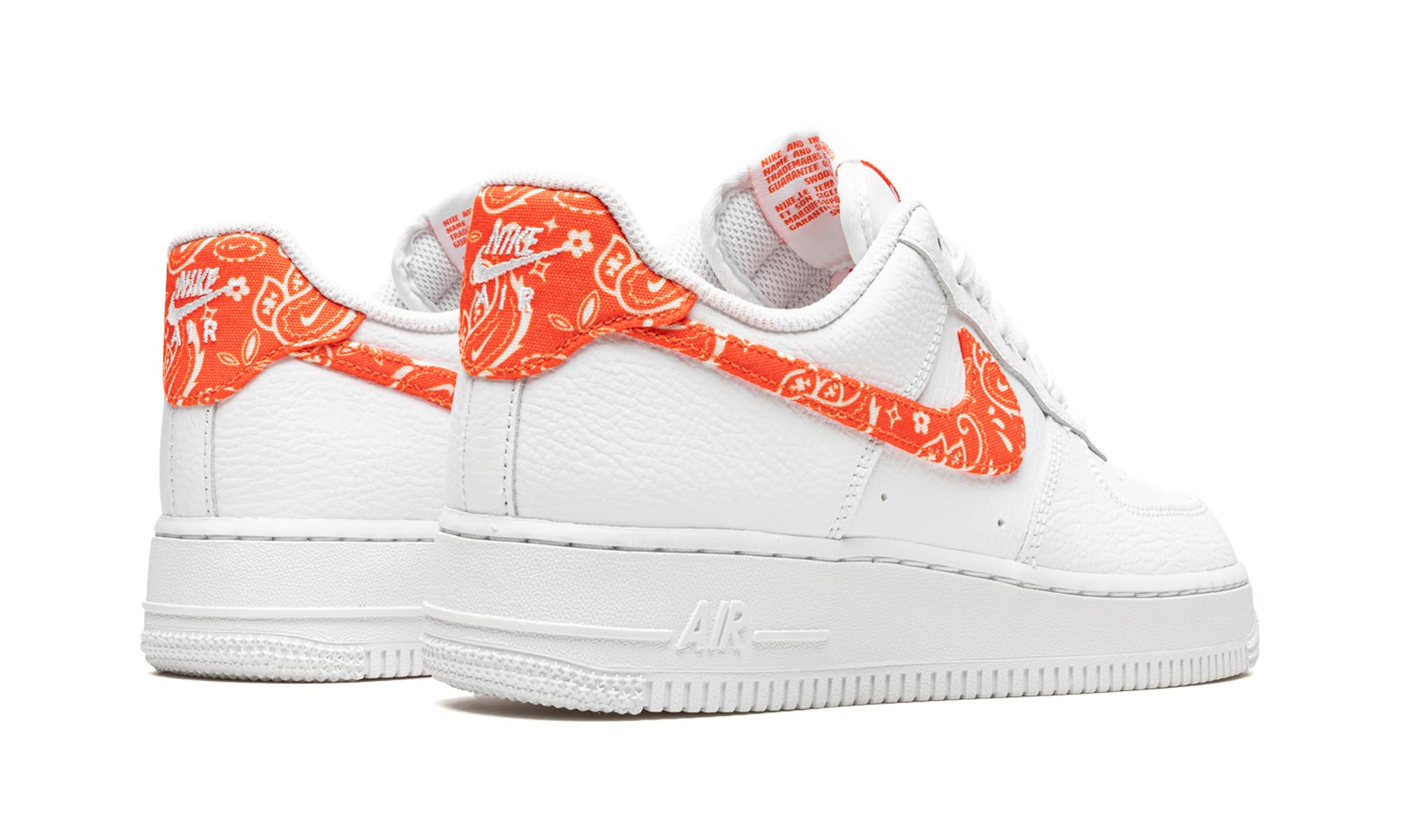 Nike Womens Air Force 1 Low DJ9942 102 Orange Paisley - Size 5W