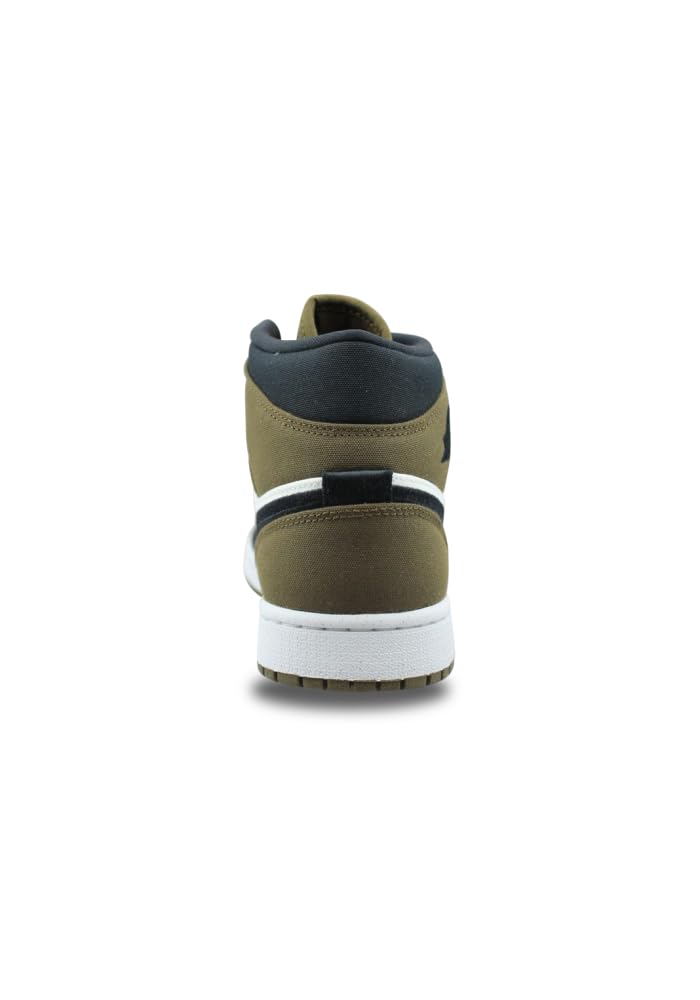 Nike Jordan Womens WMNS Air 1 Mid SE DV0427 301 Olive Toe - Size 8.5W Light Olive/Sail/White/Black