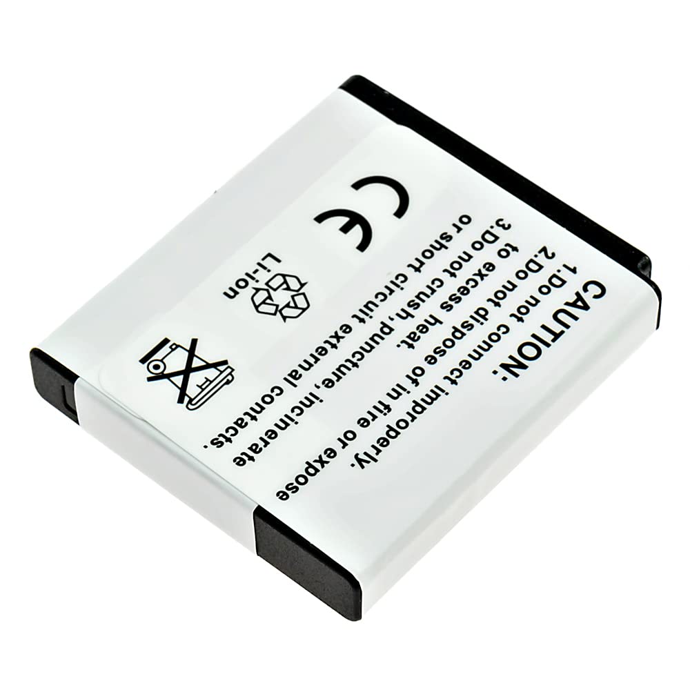 Synergy Digital Digital Camera Batteries, Compatible with Fujifilm NP-50, NP-50A Digital Camera Batteries (li-ion, 3.7V, 1000 mAh), Set of 2