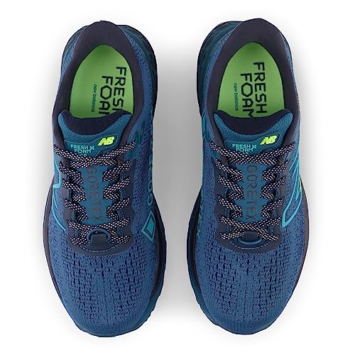 New Balance Women's Fresh Foam X 880 V12 Running Shoe, Dark Moonstone/Electric Teal, 11