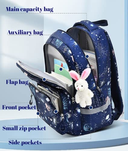 HUIHSVHA Laptop Backpack, Large Capacity College School Bag, Casual Travel Daypack Bookbag for Boys Girls Students