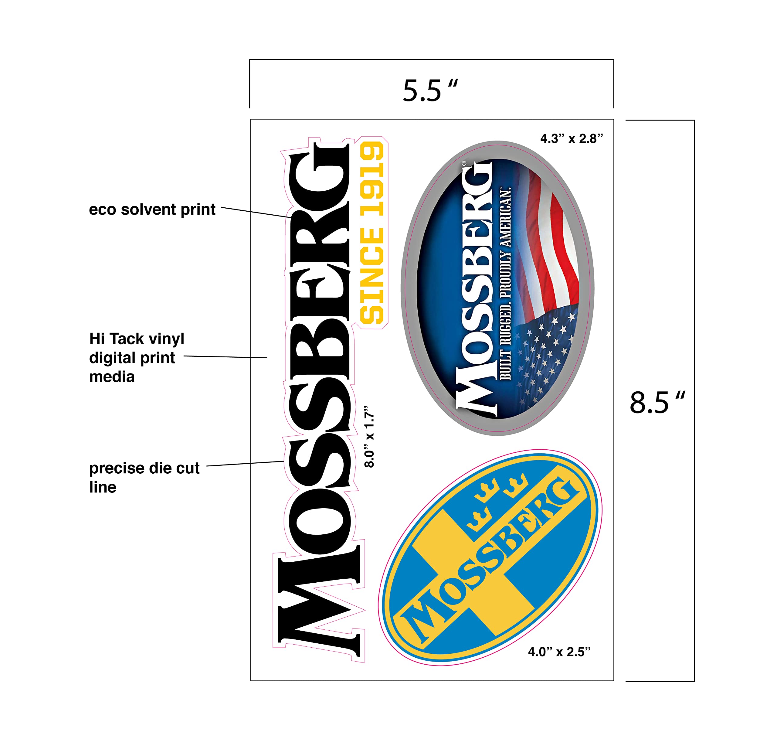 Mossberg Sticker Decal
