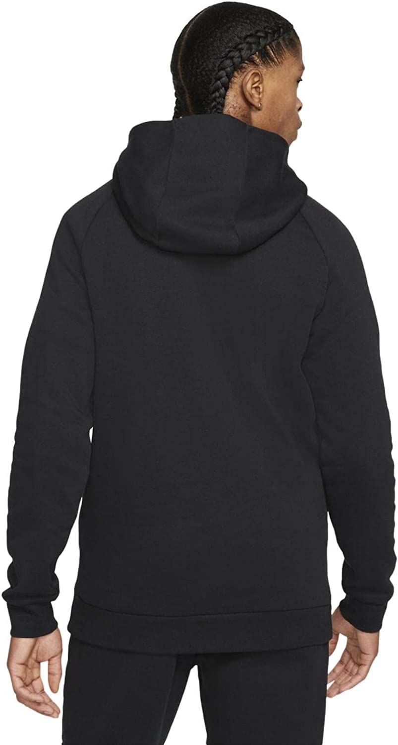 Nike Men's Hoodie, Hooded Sweatshirt Cotton/Polyester Blend Jordan Active DA6801 (Black, XX-Large)