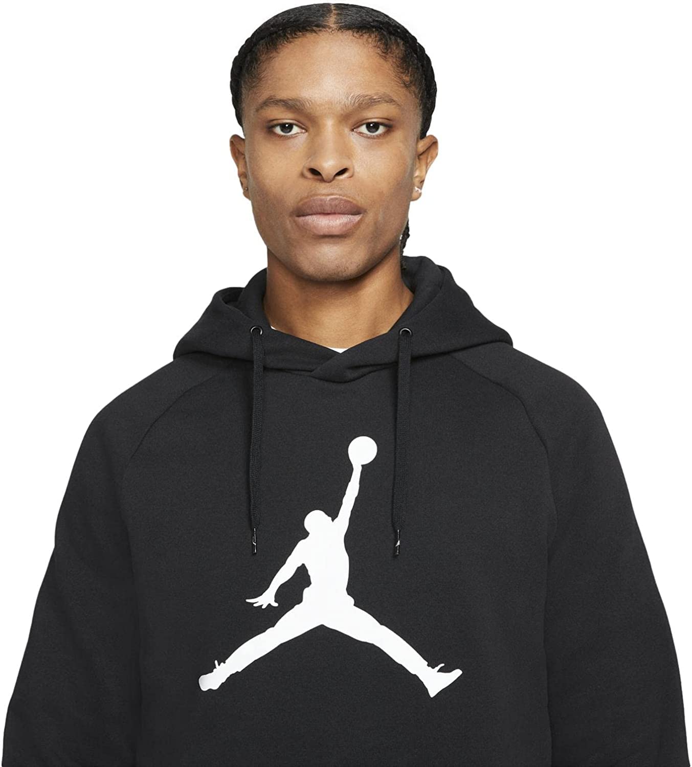 Nike Men's Hoodie, Hooded Sweatshirt Cotton/Polyester Blend Jordan Active DA6801 (Black, XX-Large)