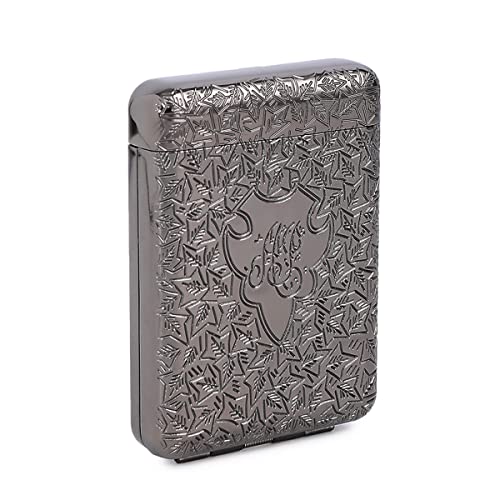 ONEONTA Metal Case Vintage Holder - Peaky Blinders Box, Holds 12, Up to 84mm, Black
