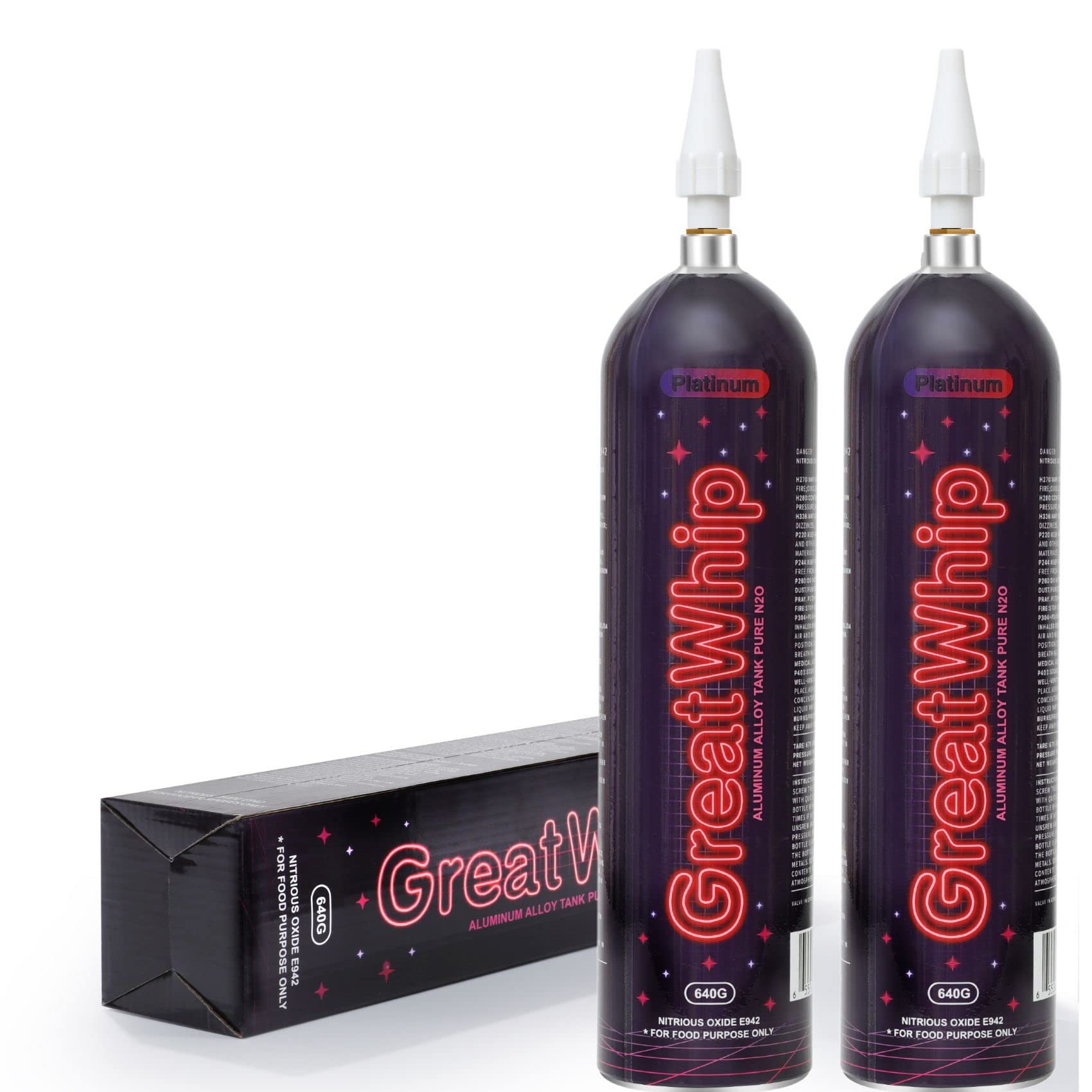 640g Whipped Cream Chargers Cylinders